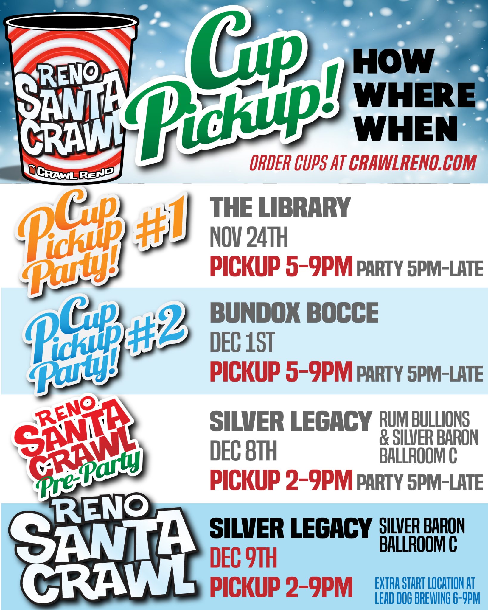 2023 RENO SANTA CRAWL CUPS: HOW, WHEN AND WHERE TO GET THEM - Crawl ...